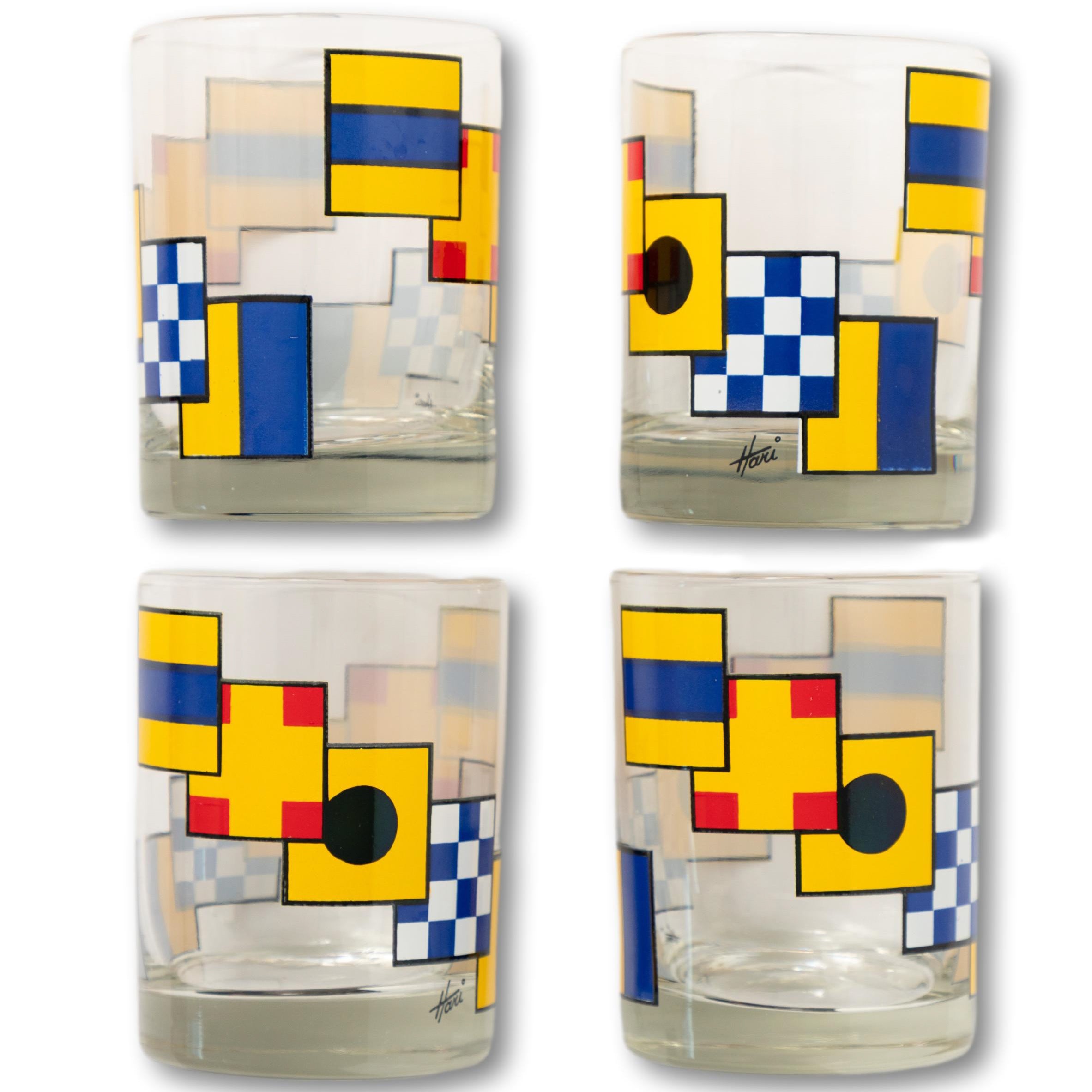 Signal Flag Double Old Fashioned Glasses – Seacraft Vintage