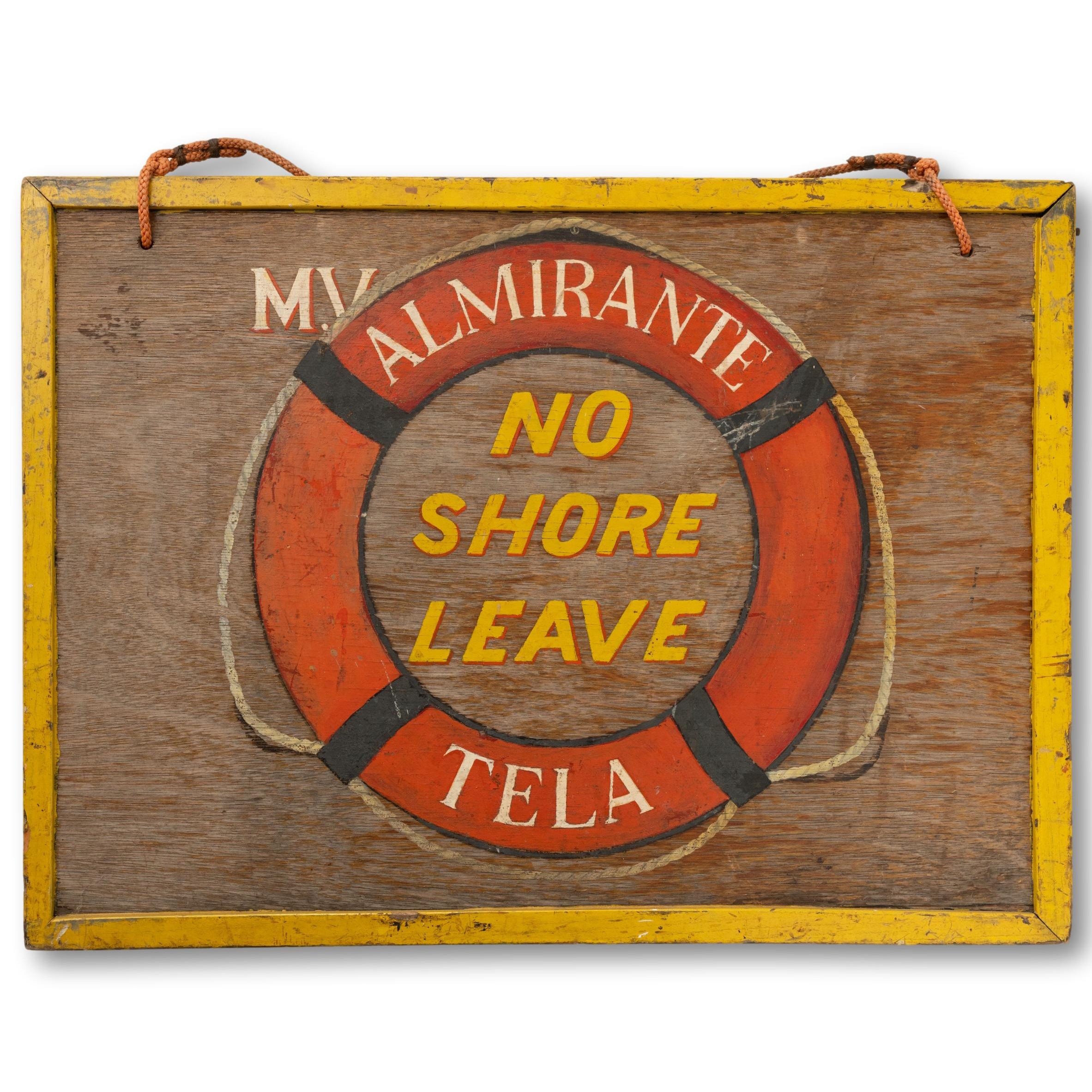 Hand-Painted "Shore Leave" Sign – Seacraft Vintage
