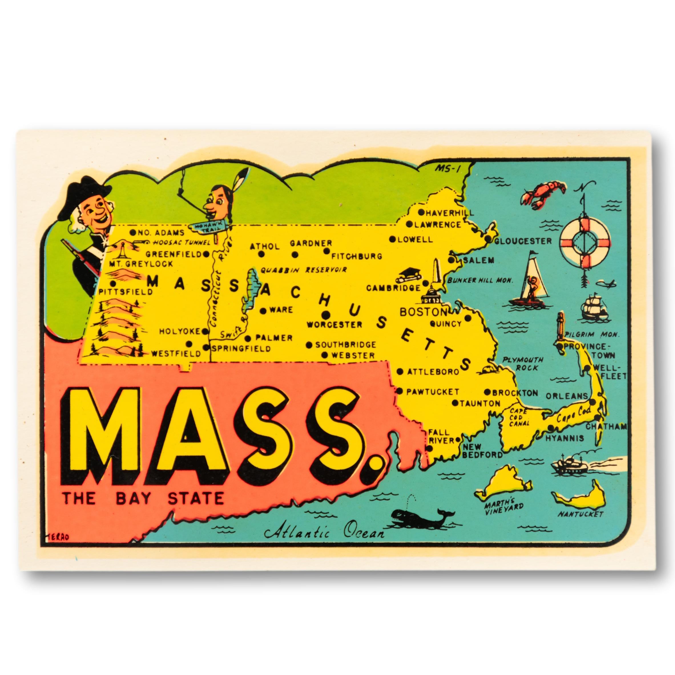 State of Massachusetts Decal – Seacraft Vintage