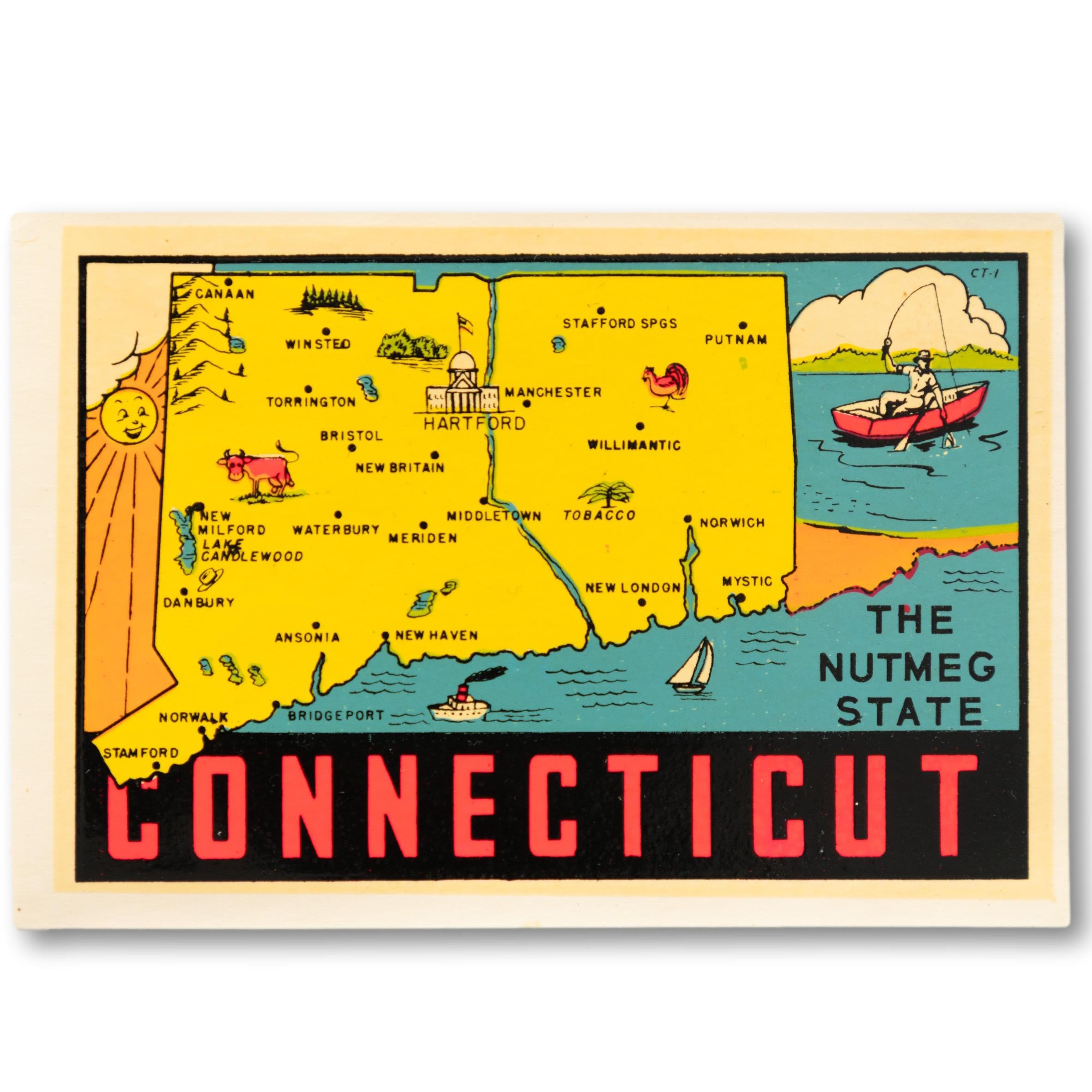 State of Connecticut Decal – Seacraft Vintage