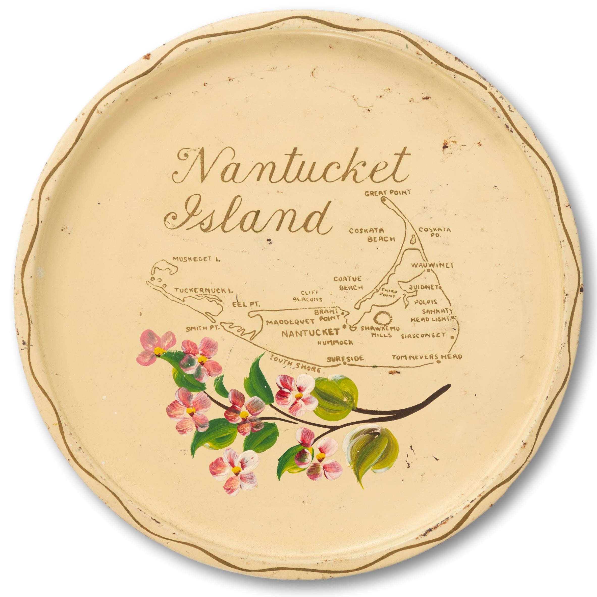 Hand-Painted Nantucket Tray – Seacraft Vintage