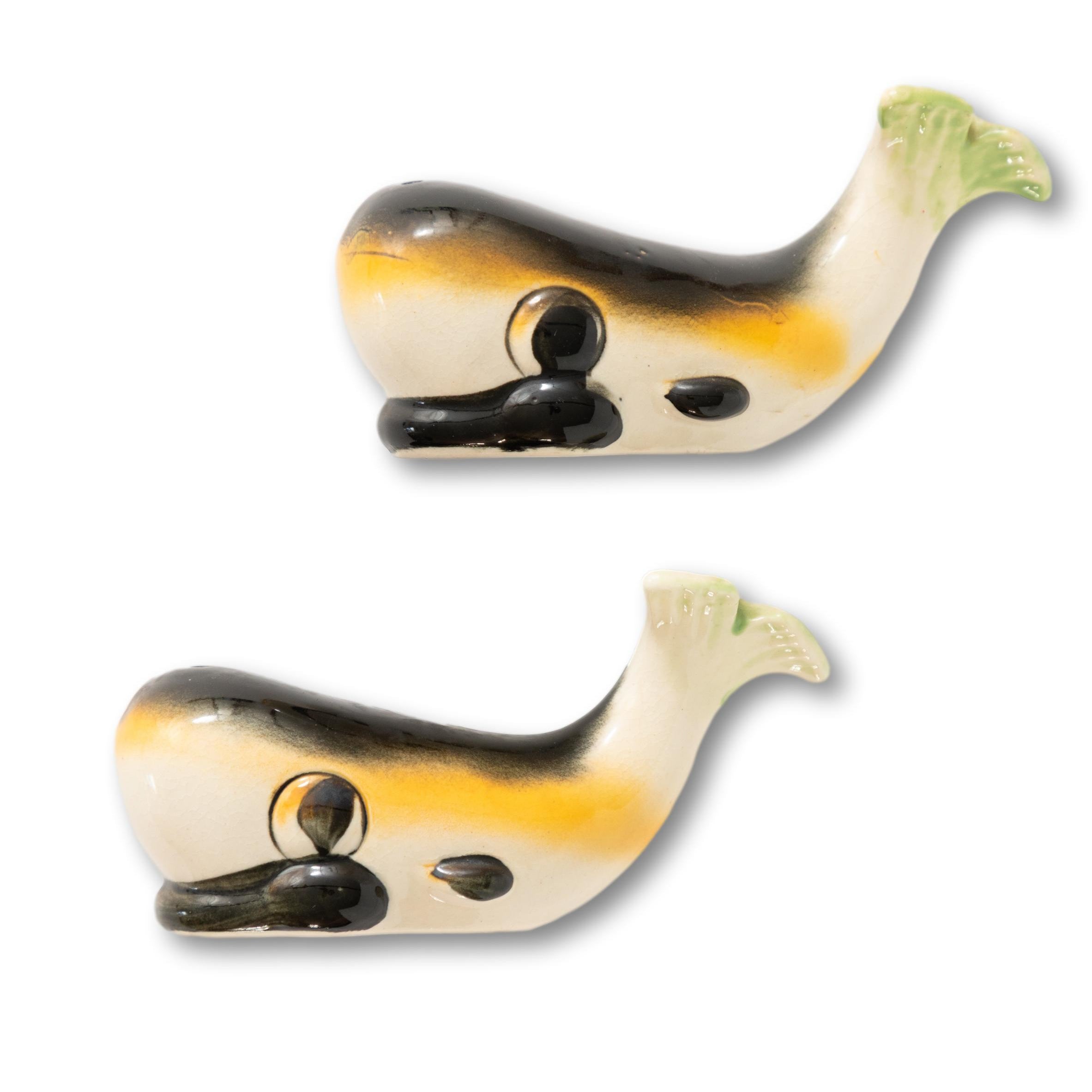 Whale Salt and Pepper Shakers – Seacraft Vintage